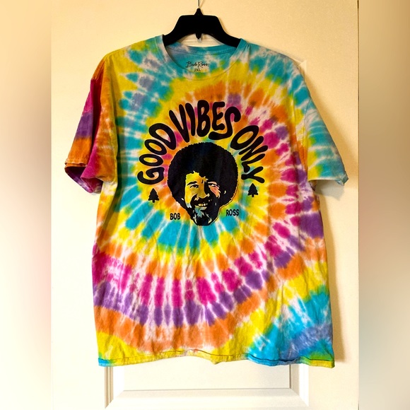 Bob Ross | Shirts | Rare Bob Ross Vintage Tie Dye Shirt | Poshmark